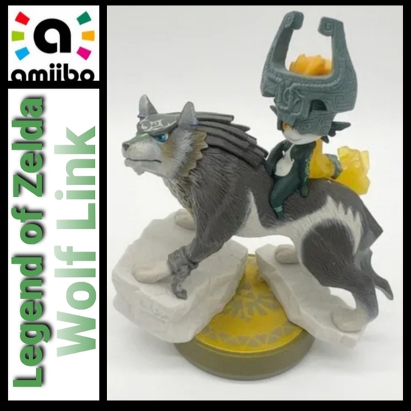 Nintendo | Other | Amiibo Legend Of Zelda Wolf Link Figure | Poshmark